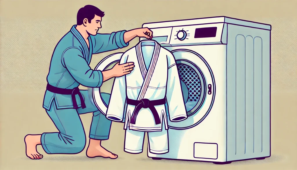 柔道着を洗濯機で洗うと壊れる？正しい洗い方と注意点