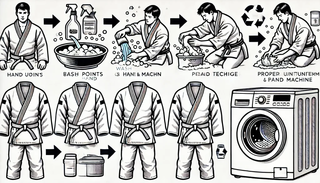 柔道着を洗濯機で洗うと壊れる？正しい洗い方と注意点